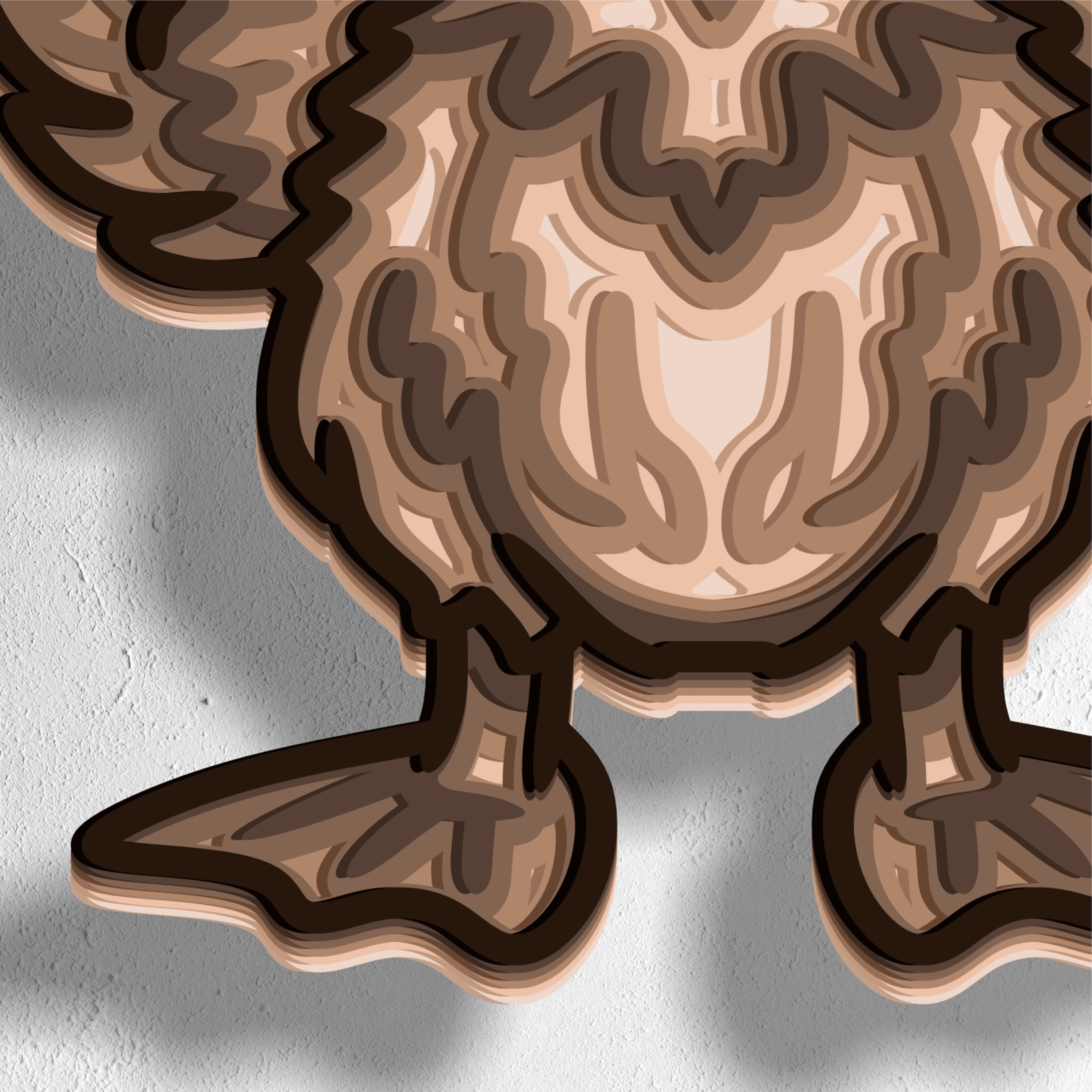 Layered Duck SVG | Cute Duckling Wooden Art | 6 Layer Duck SVG for ...