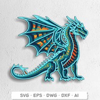 Dragon Svg - Etsy