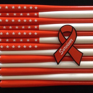 Cancer Awareness Baseball Bat Flag - Etsy