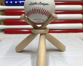 10bat Wood Baseball Bat Display Rack W/ Multiple Shelves - Etsy