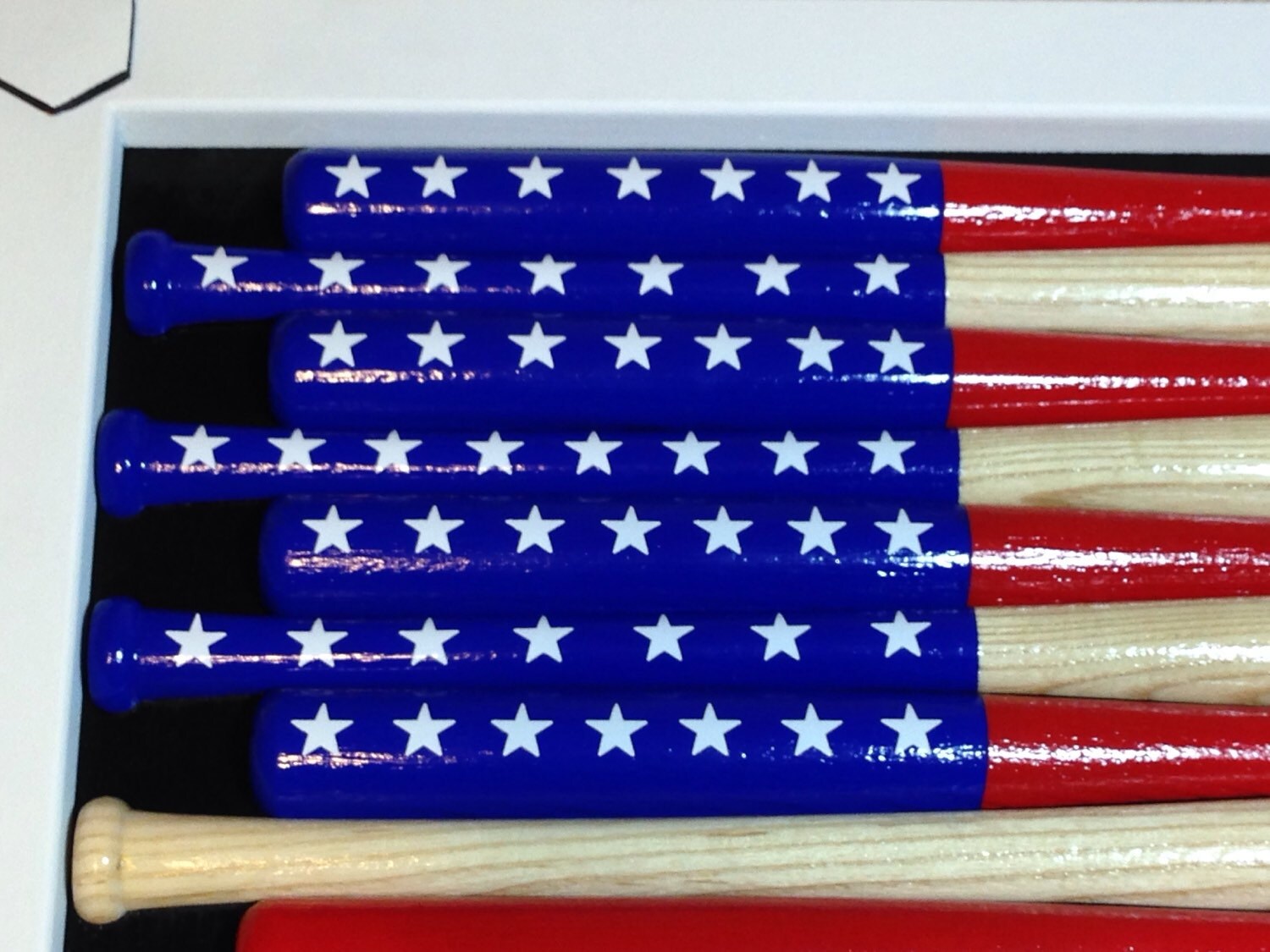 Custom Baseball Bat American Flag full frame 18 | Etsy