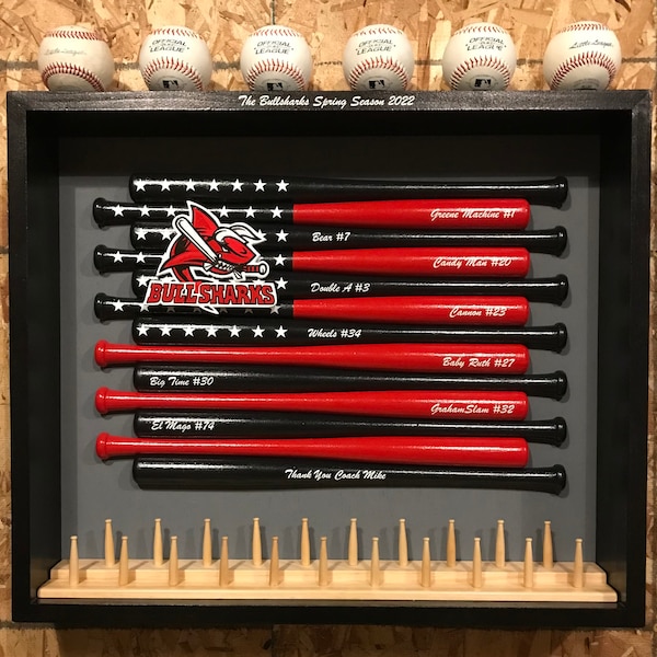 Baseball Bat Display Case - Etsy