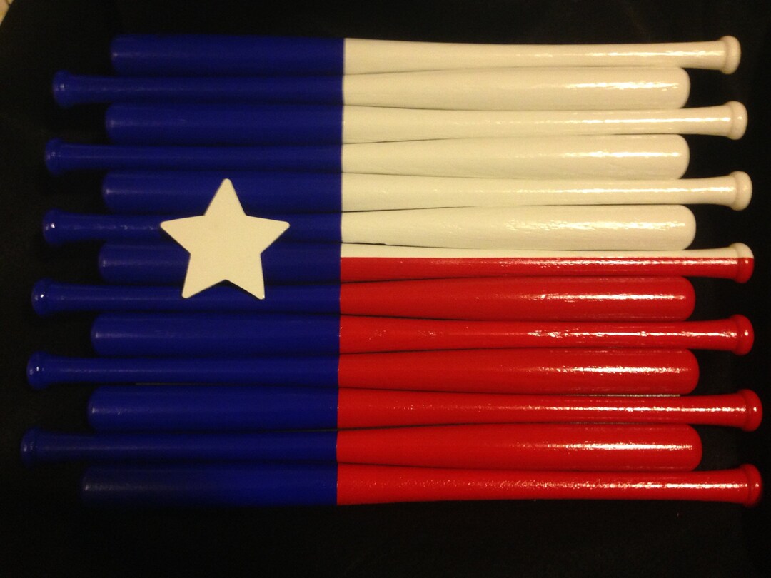 Texas Custom Baseball Bat Flag - Etsy