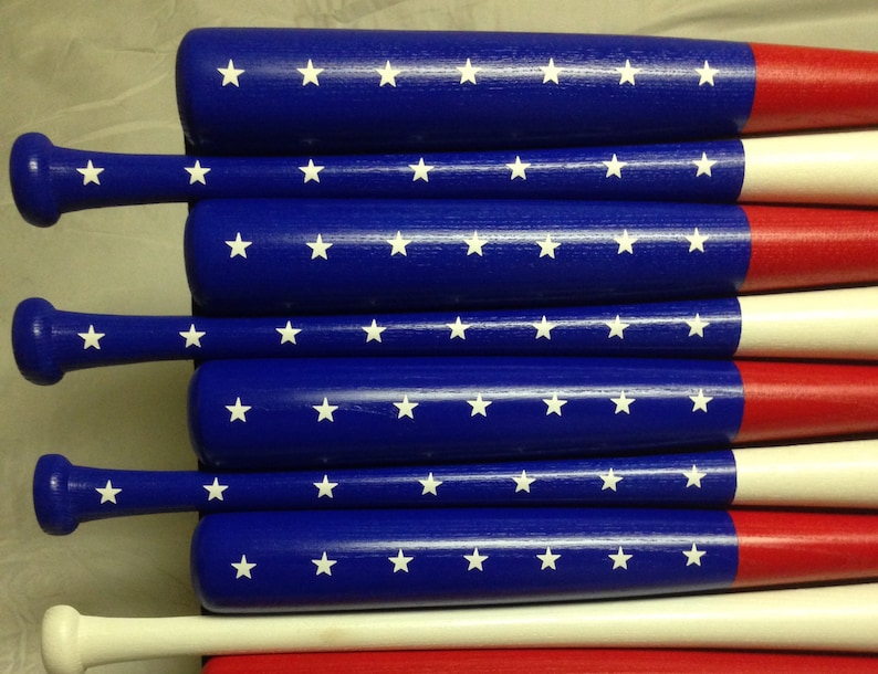 Baseball Bat Flag - 34" Wood Bats - Etsy