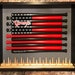 Custom Logo Baseball Bat Flag Ring Display - Etsy