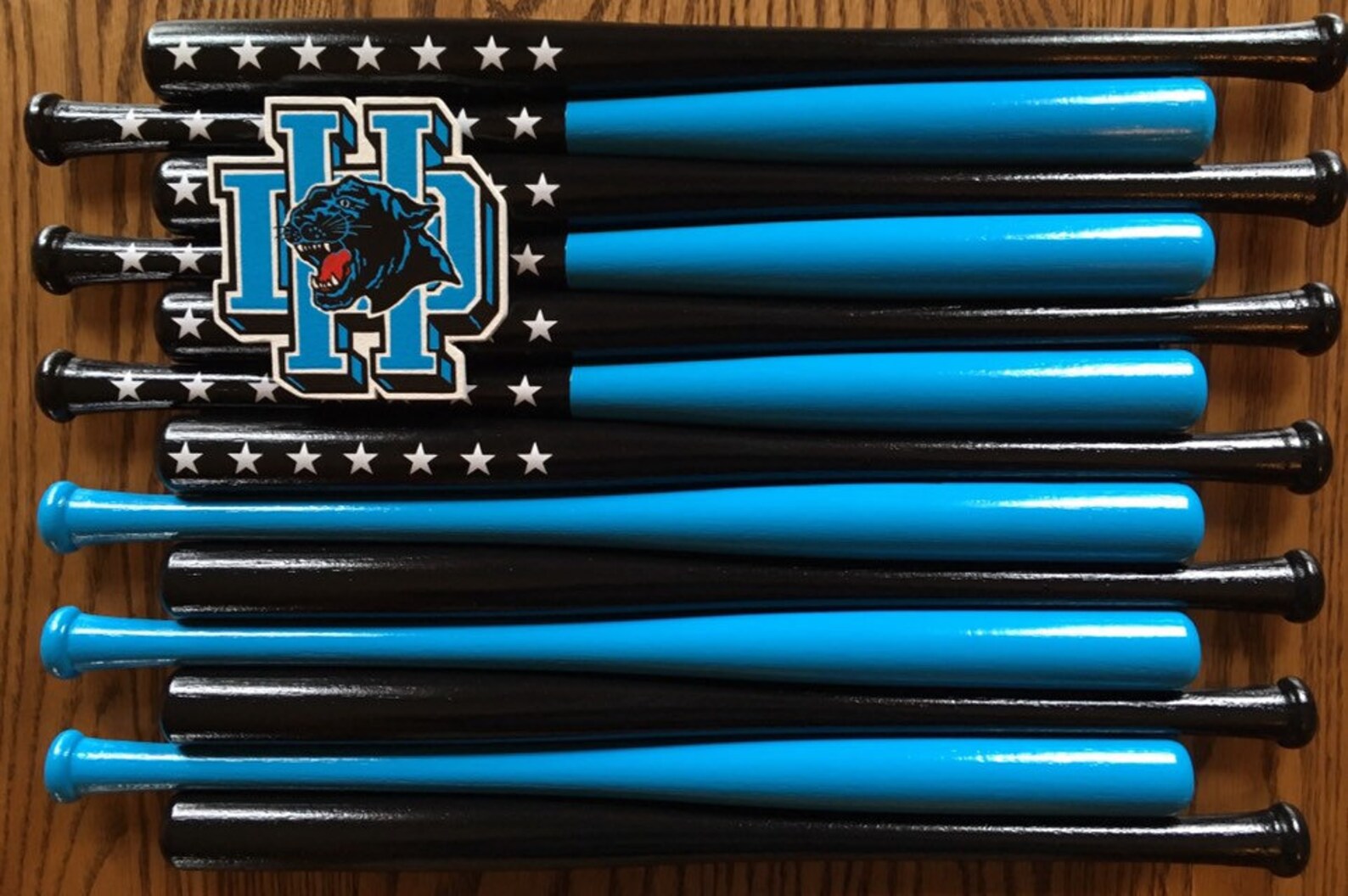 Custom Team Logo Baseball Bat Flags - Etsy