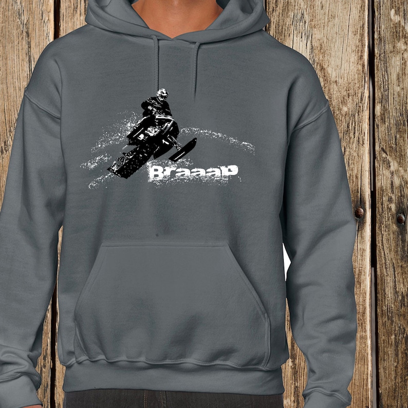 Braaap Hoodie, Sledhouse Designs, Snowmobile Tees, Custom Apparel for ...