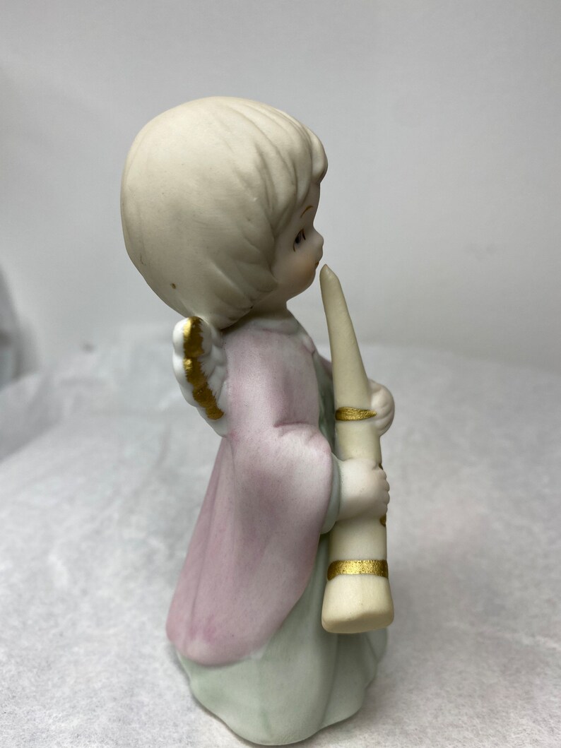 Vintage Lefton China Angel Choir 05019 Figurine 1994 Bisque - Etsy