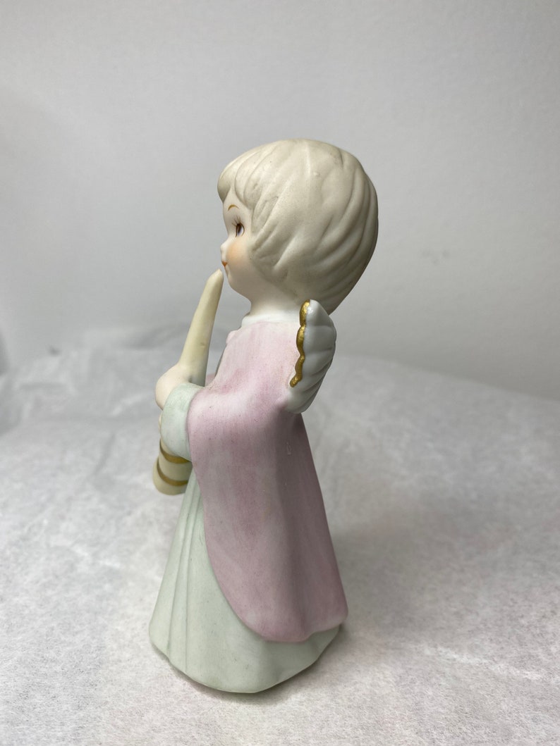 Vintage Lefton China Angel Choir 05019 Figurine 1994 Bisque - Etsy