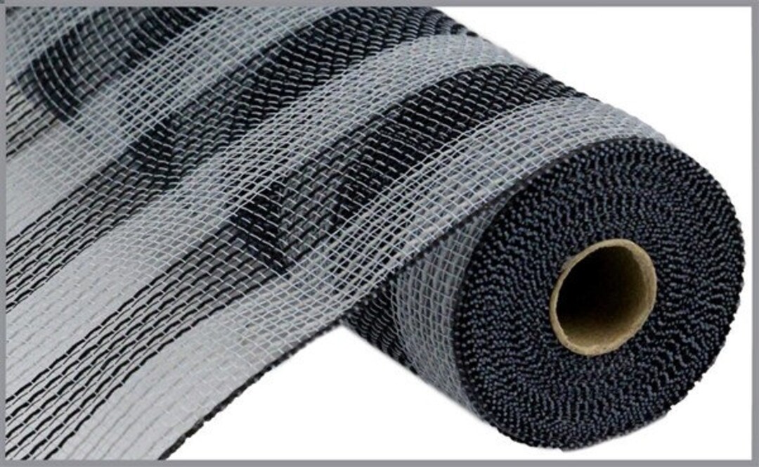 10 Inch Black and Grey Mesh, Mesh, Black and Grey Mesh, Black and Grey ...