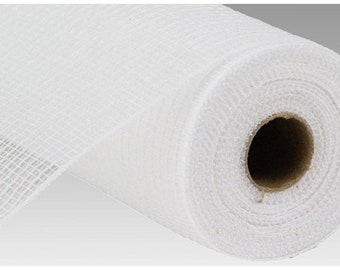 White Mesh Wreath - Etsy