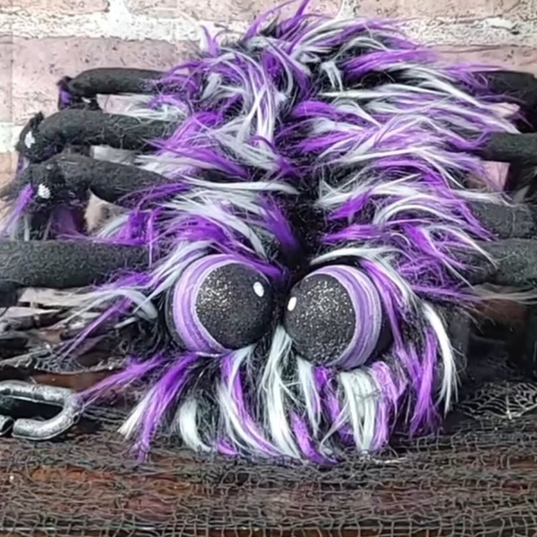 Spider Wreath Attachment, Halloween Wreath Attachment, Handmade ...