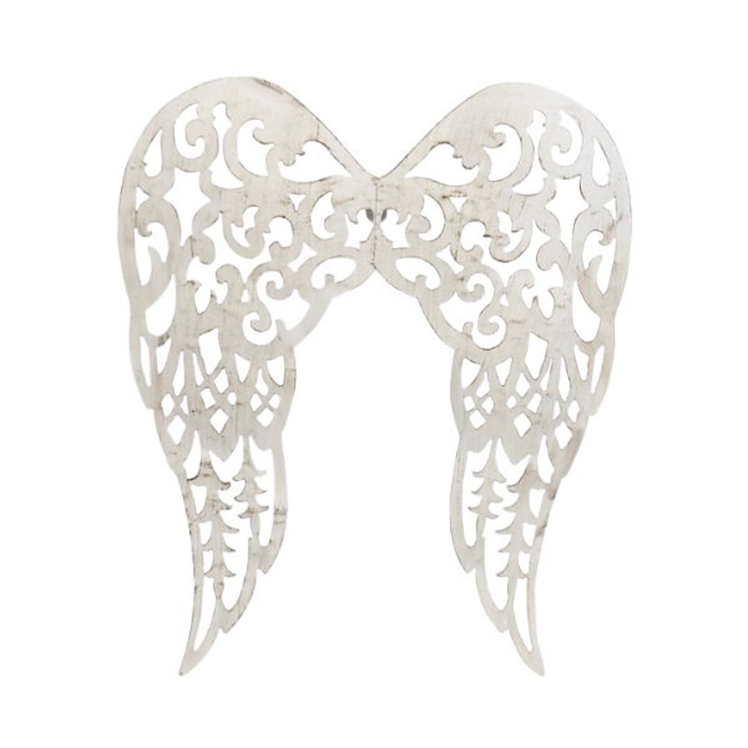 18"x 14.5H Filigree Angel Wings - Etsy