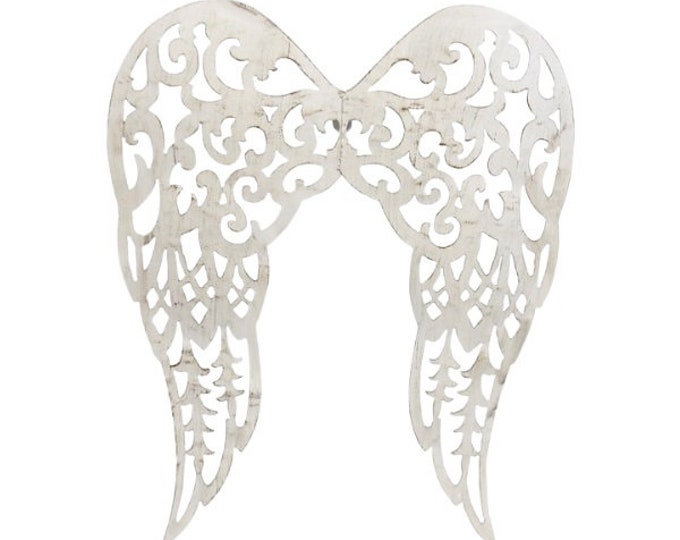 18x 14.5H Filigree Angel Wings - Etsy