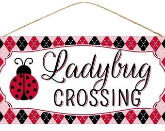 Ladybug Crossing Sign - Etsy