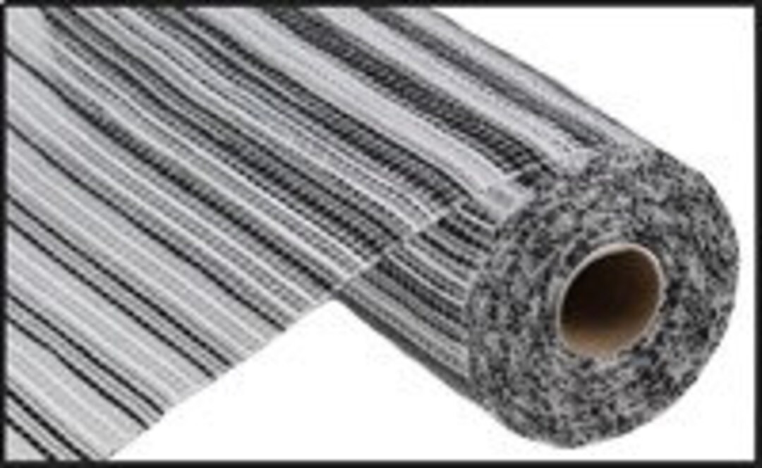 Black and White Strip Mesh, Wide Strip Mesh. Black Mesh, White Mesh - Etsy