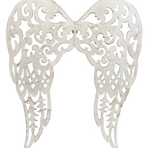 18"x 14.5H Filigree Angel Wings - Etsy