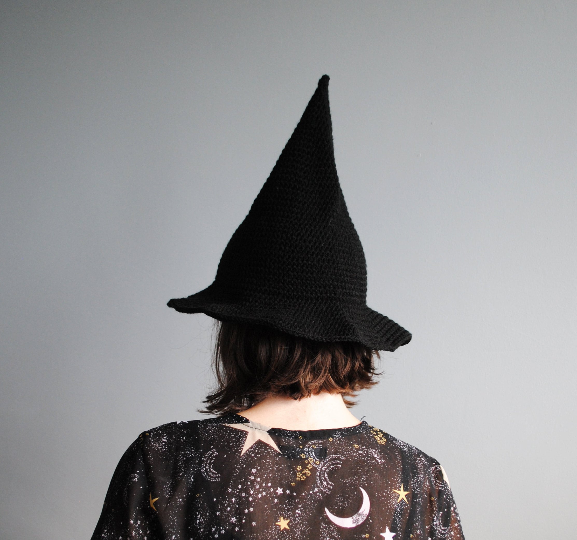 WICKED Crochet Witch's Hat | Etsy