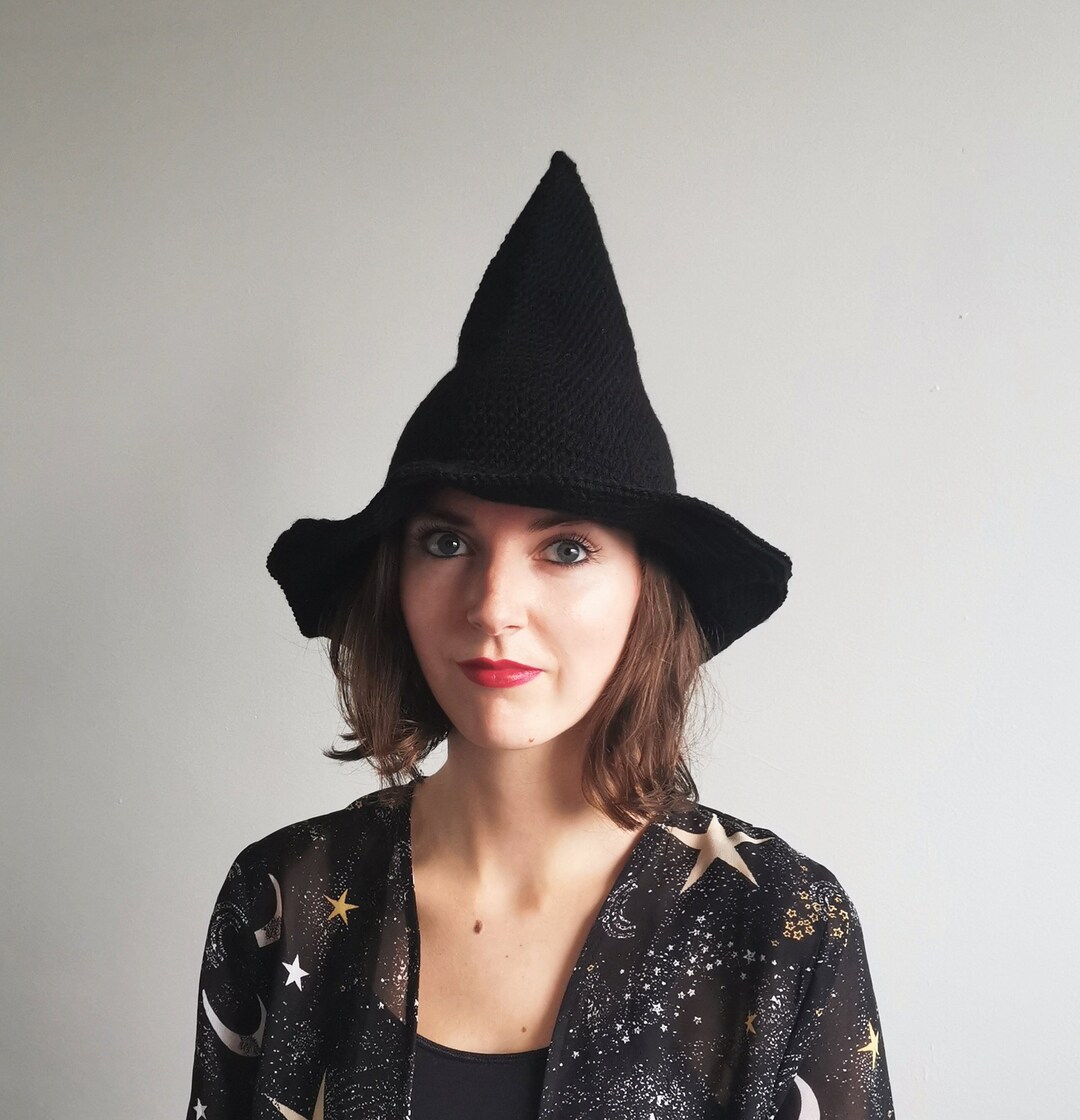 WICKED Crochet Witch's Hat - Etsy