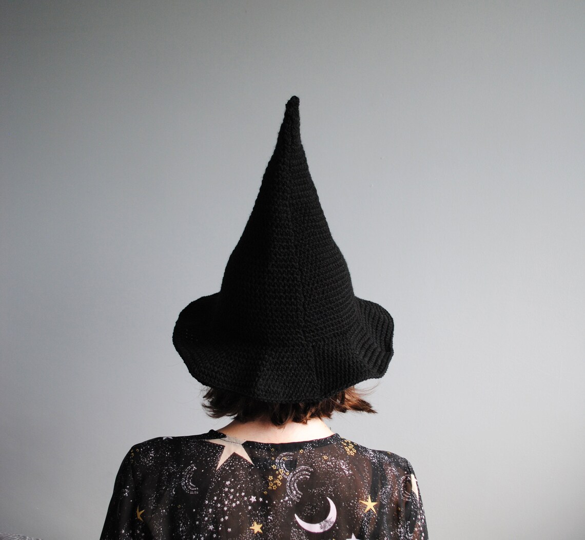 WICKED Crochet Witch's Hat - Etsy