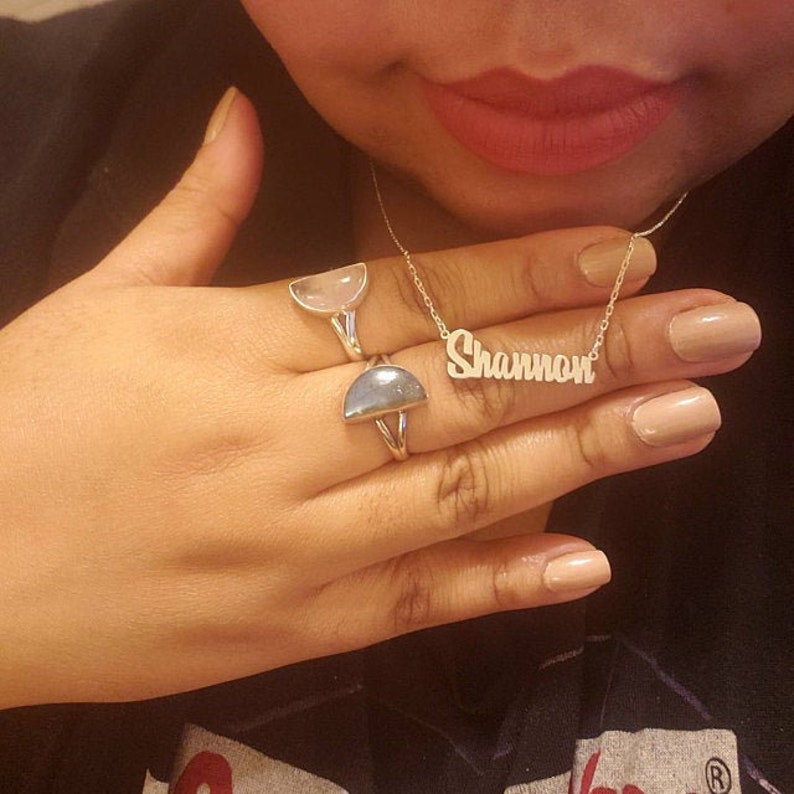 Tiny Gold Name Necklace Personalized Gifts Gold Name - Etsy