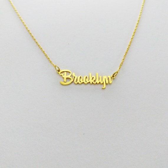 Name Necklace Personalized Necklace Christmas T Custom Etsy