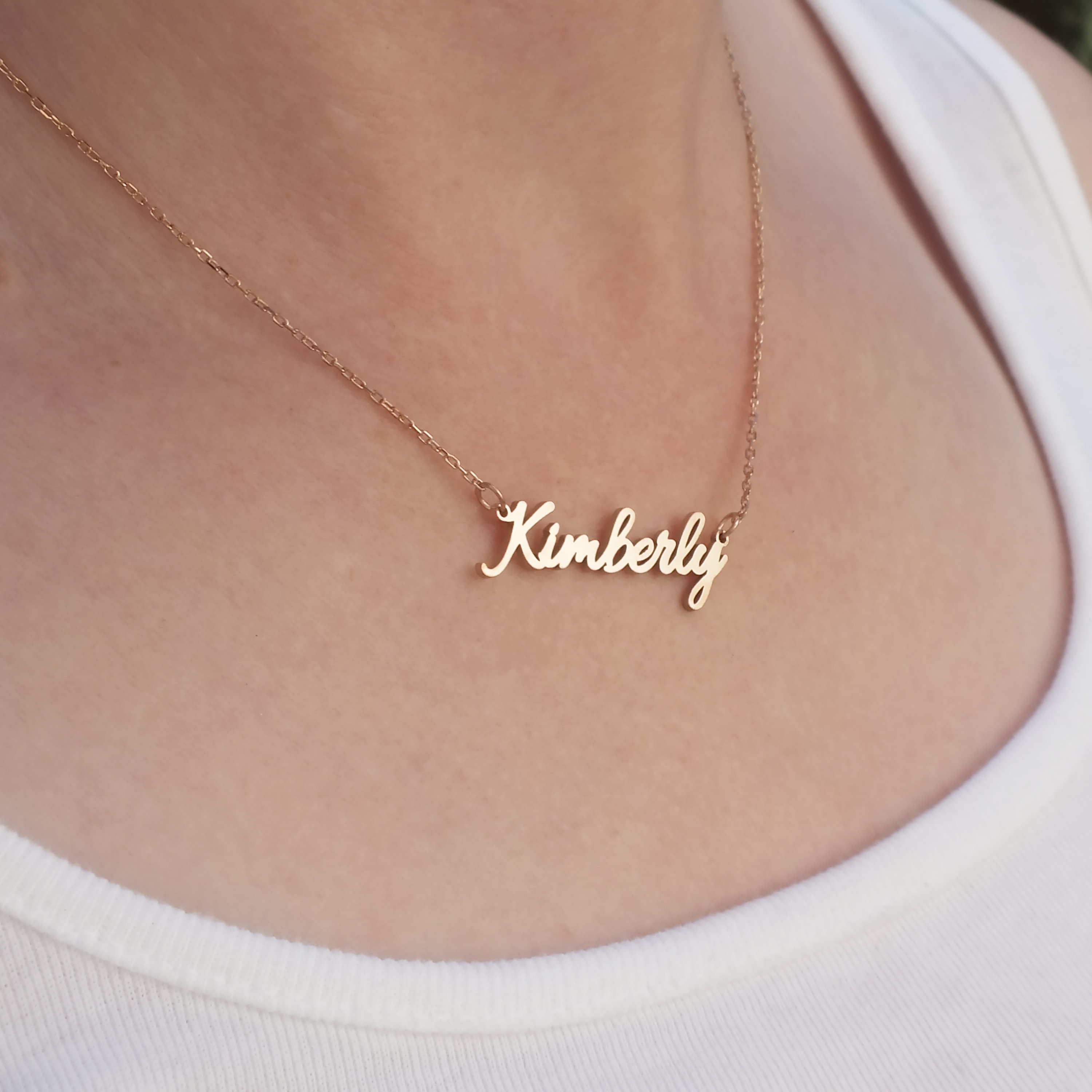 Personalized Name Necklace Custom Name Necklace Gold Name - Etsy