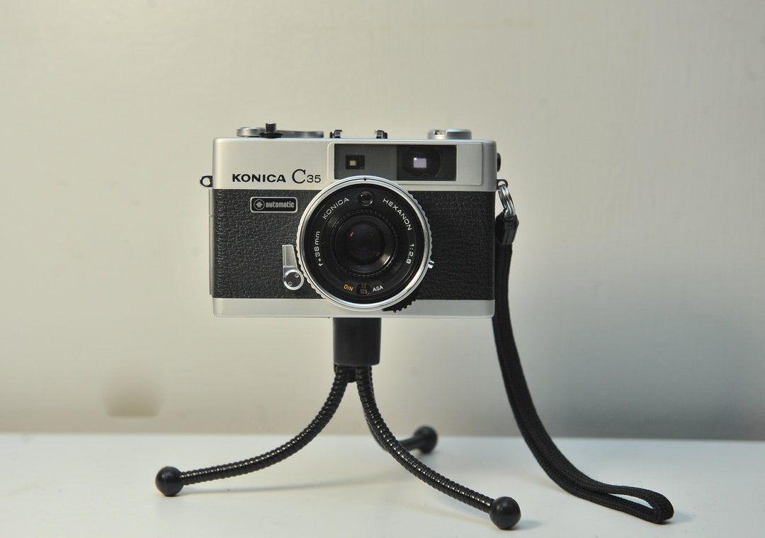 Konica C35 Automatic 35mm Film Compact Rangefinder Camera With 38mm Hexanon F2.8 Fixed Lens 1970 ...