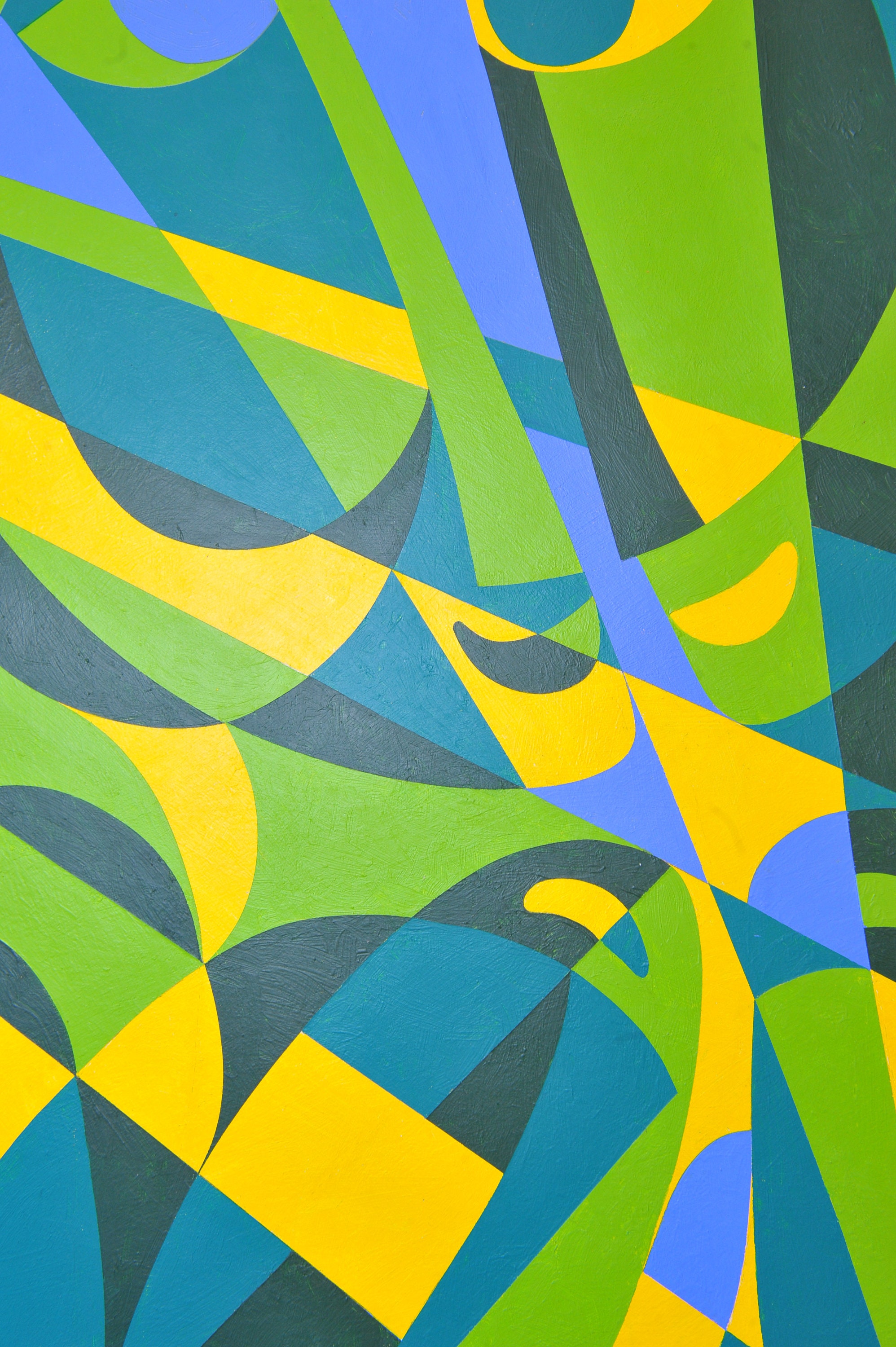 Ron Waddams British Quaker Artist Abstract Acrylic on Board - Etsy UK