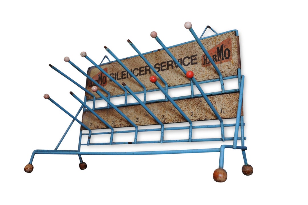 Harmo Exhausts Metal Shop Display Rack - Mid Century Mechanics Interest ...