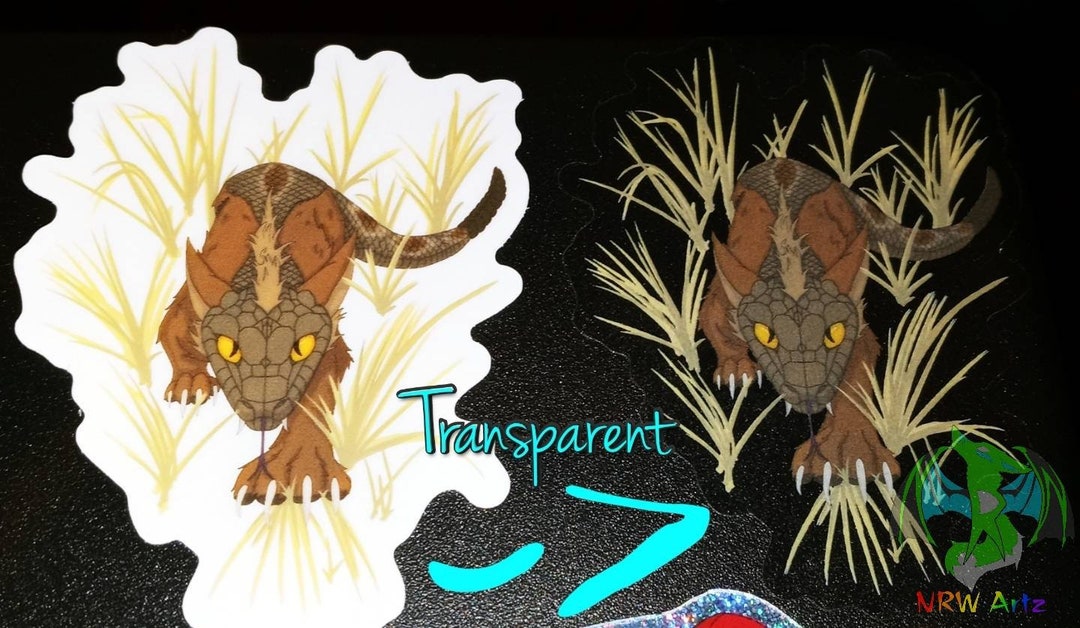 Night Stalker Sticker *transparent* by NRW Artz - Etsy