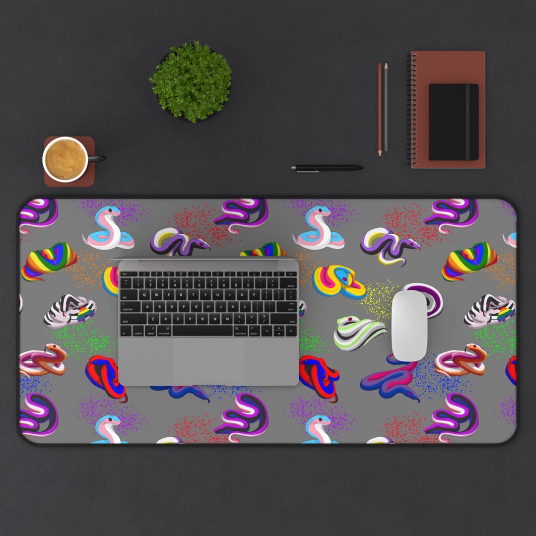 Pride Snakes Desk Mat - Etsy