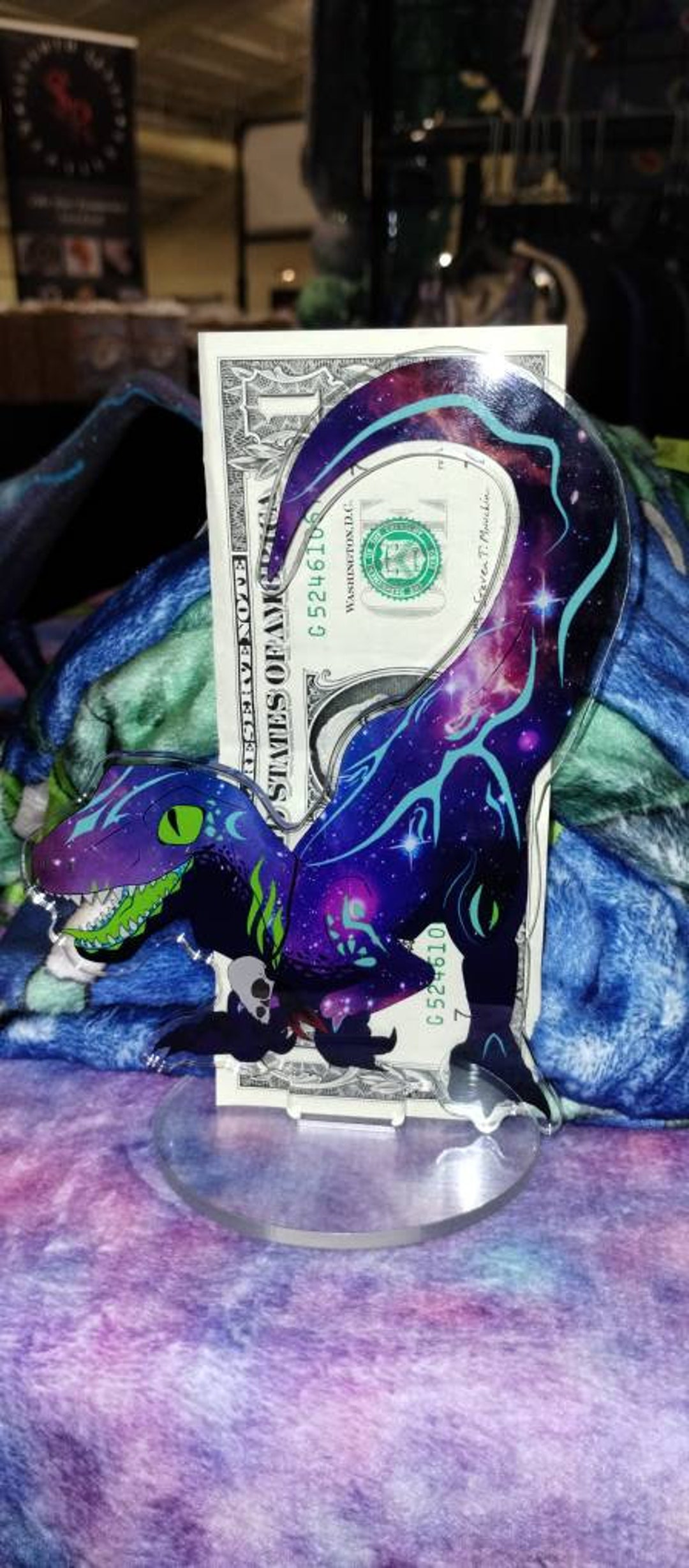 Galaxy Raptor Standee - NRW Artz Mascot - Etsy