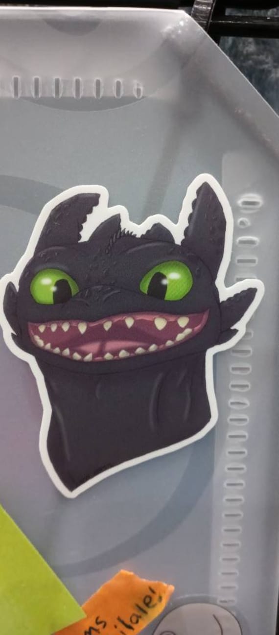 Toothless Smile Sticker transparent by NRW Artz - Etsy