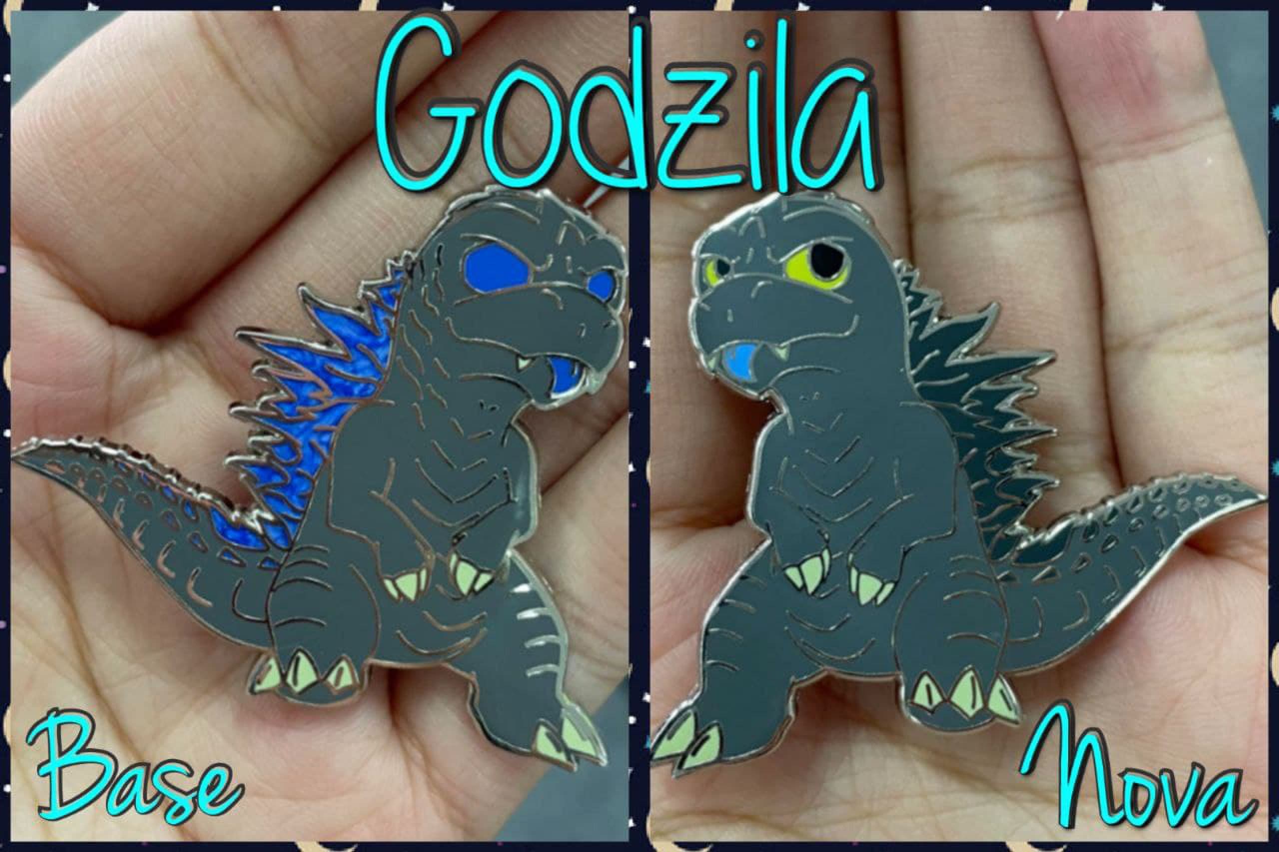 Godzilla Nova Pins by NRW Artz - Etsy