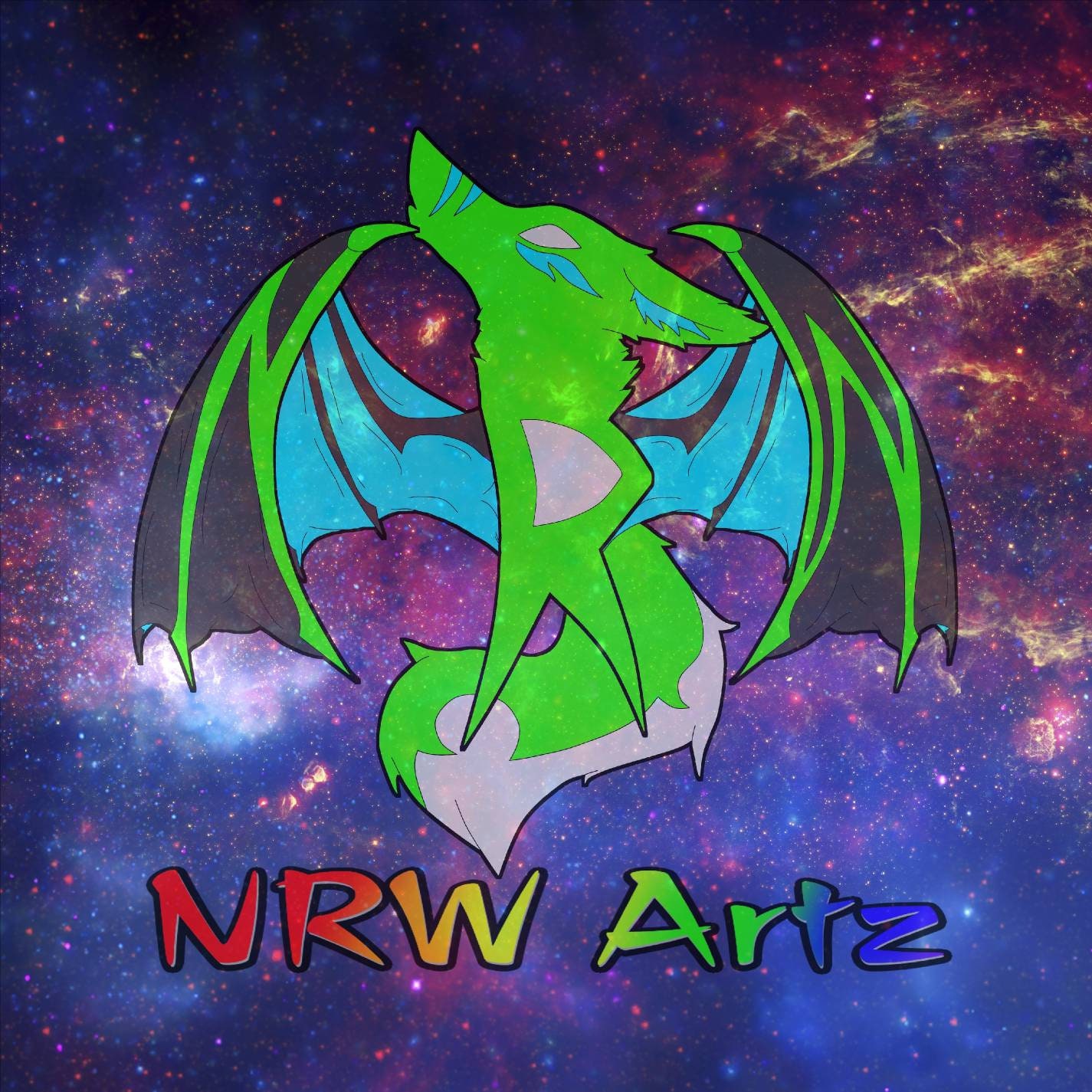 Galaxy Raptor Blepz Sticker transparent by NRW Artz | Etsy