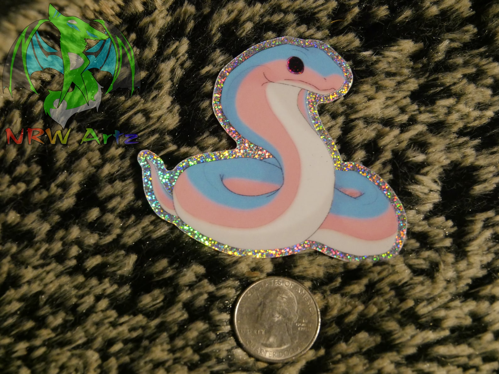 Pride Snake Stickers stardust Holo by NRW Artz - Etsy