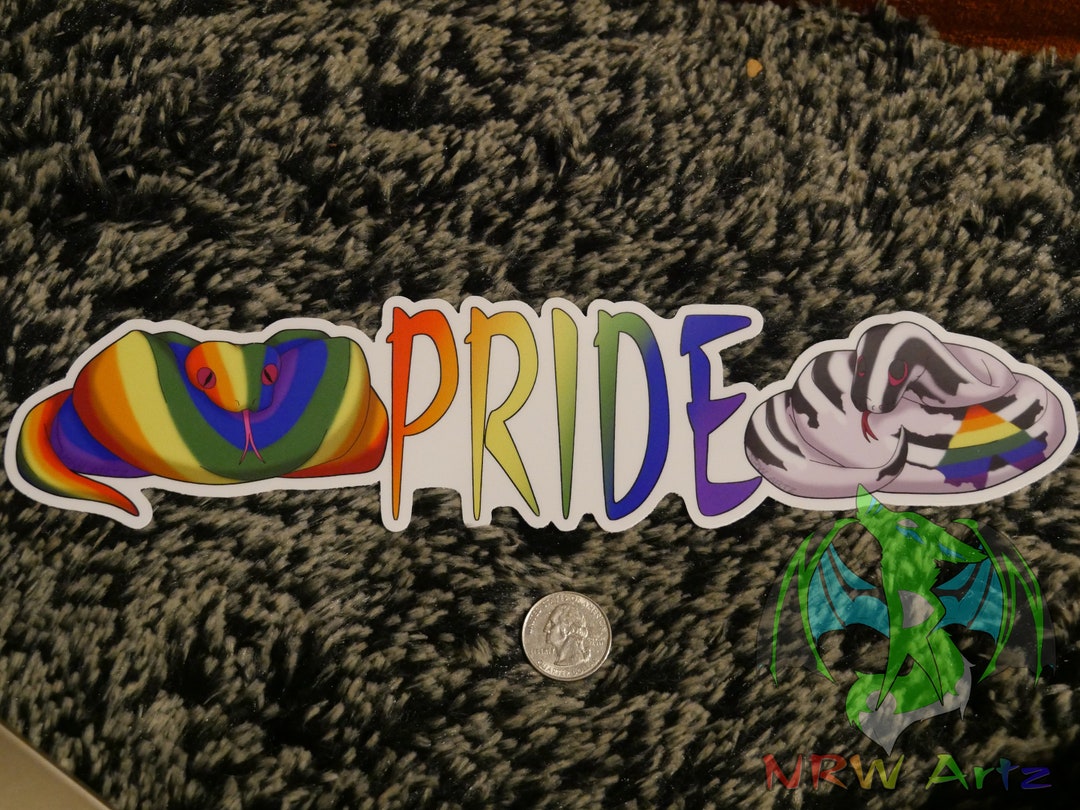 Pride Snakes Bumper Sticker by NRW Artz - Etsy