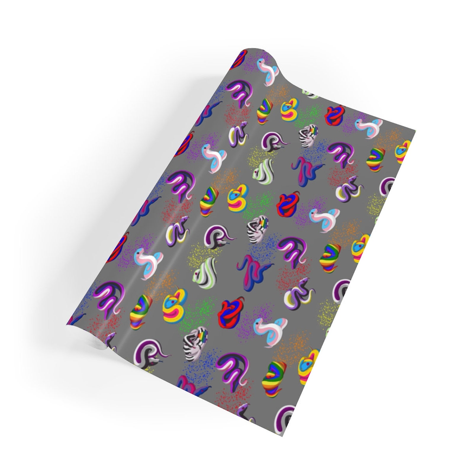 Pride Snakes Eco-friendly Wrapping Paper Roll - Etsy