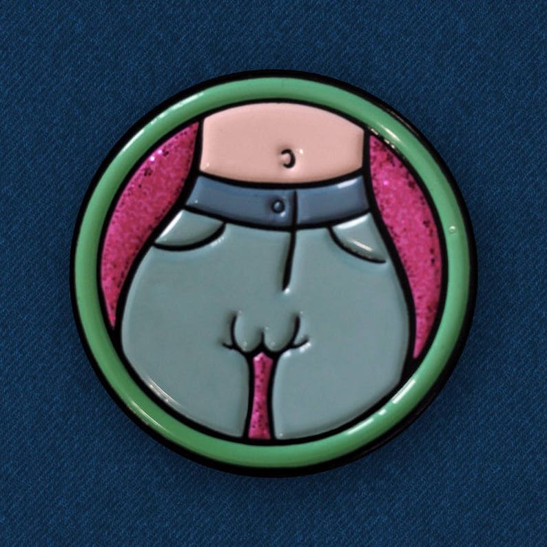 Camel Toe Enamel Pin Etsy
