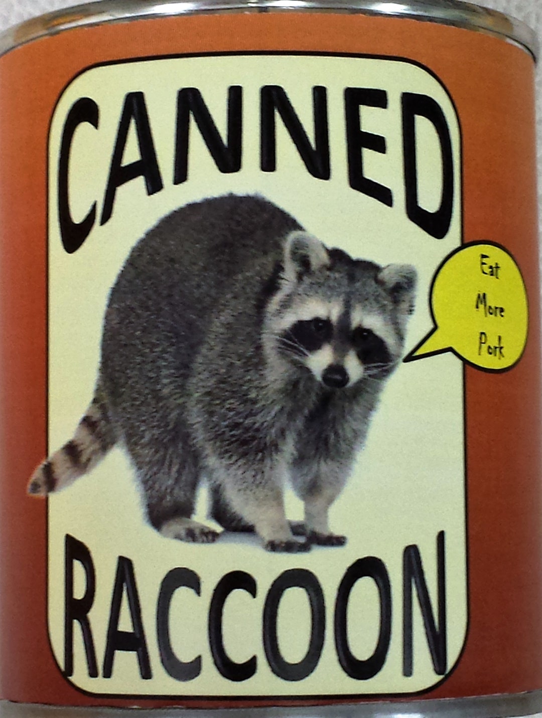 Racoon Roadkill Canned Gag Gift - Etsy