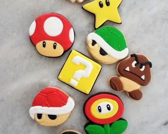 Mario cookies | Etsy