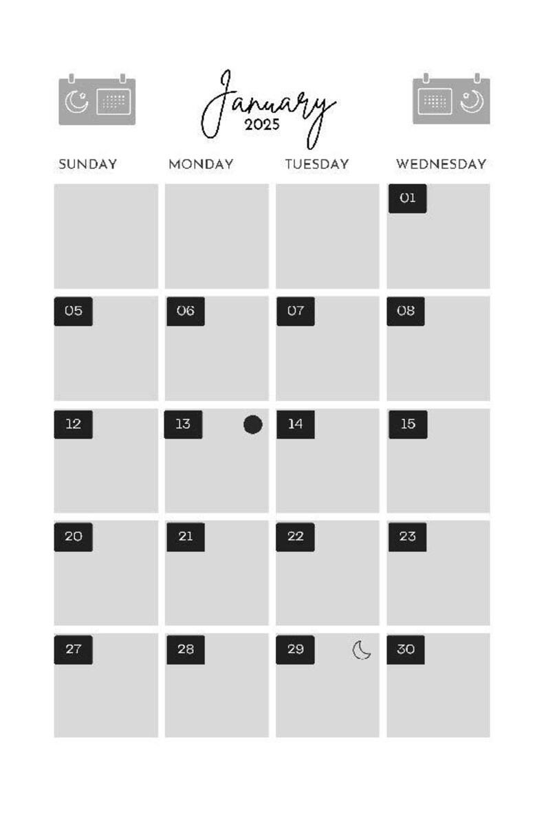 2025 Printed Astrology Diary & Planet Tracker - Etsy