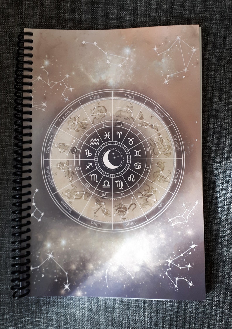 Zodiac-themed Notebook - Etsy