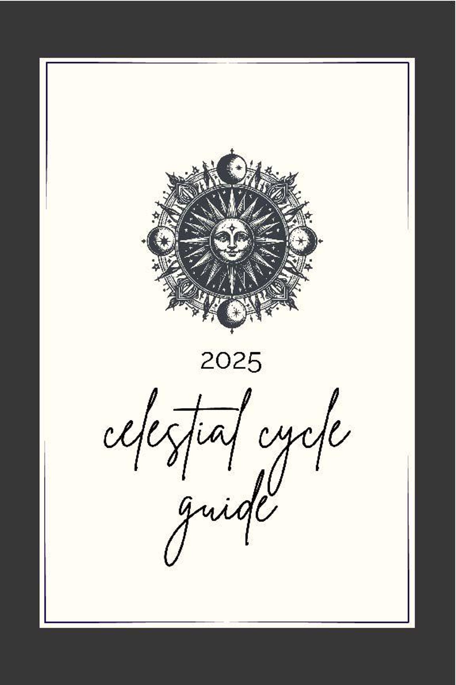 2025 Printed Astrology Diary & Planet Tracker - Etsy