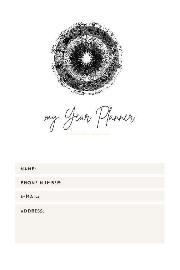 2025 Printed Astrology Diary & Planet Tracker - Etsy