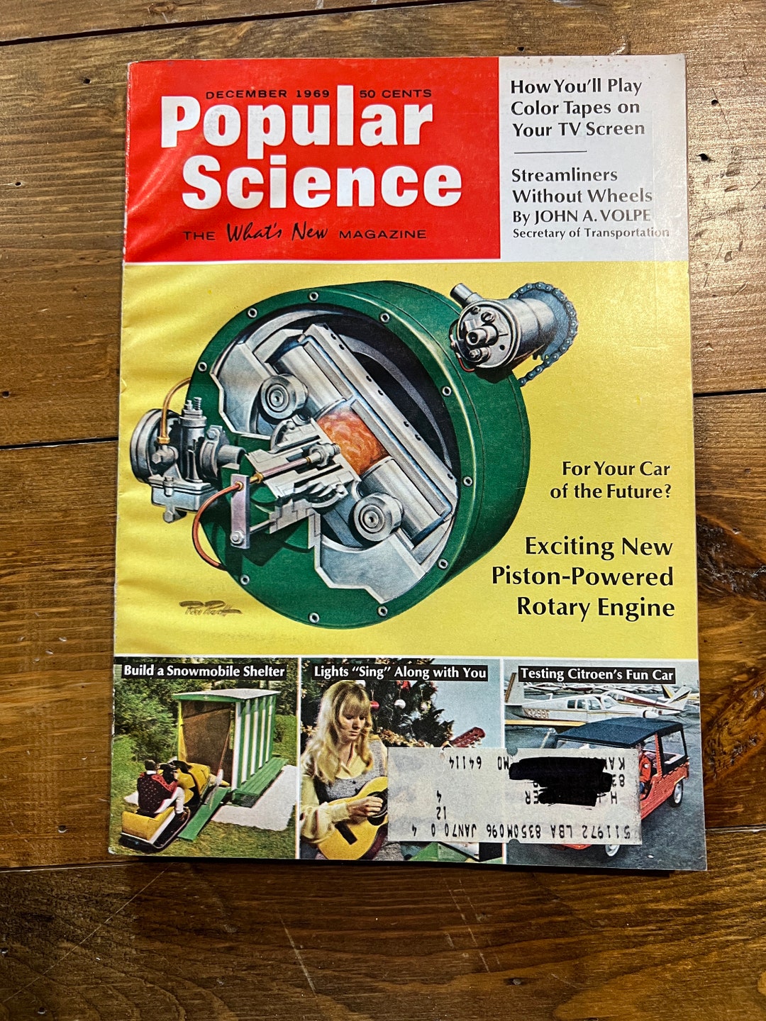 Popular Science Magazine December 1969 - Etsy
