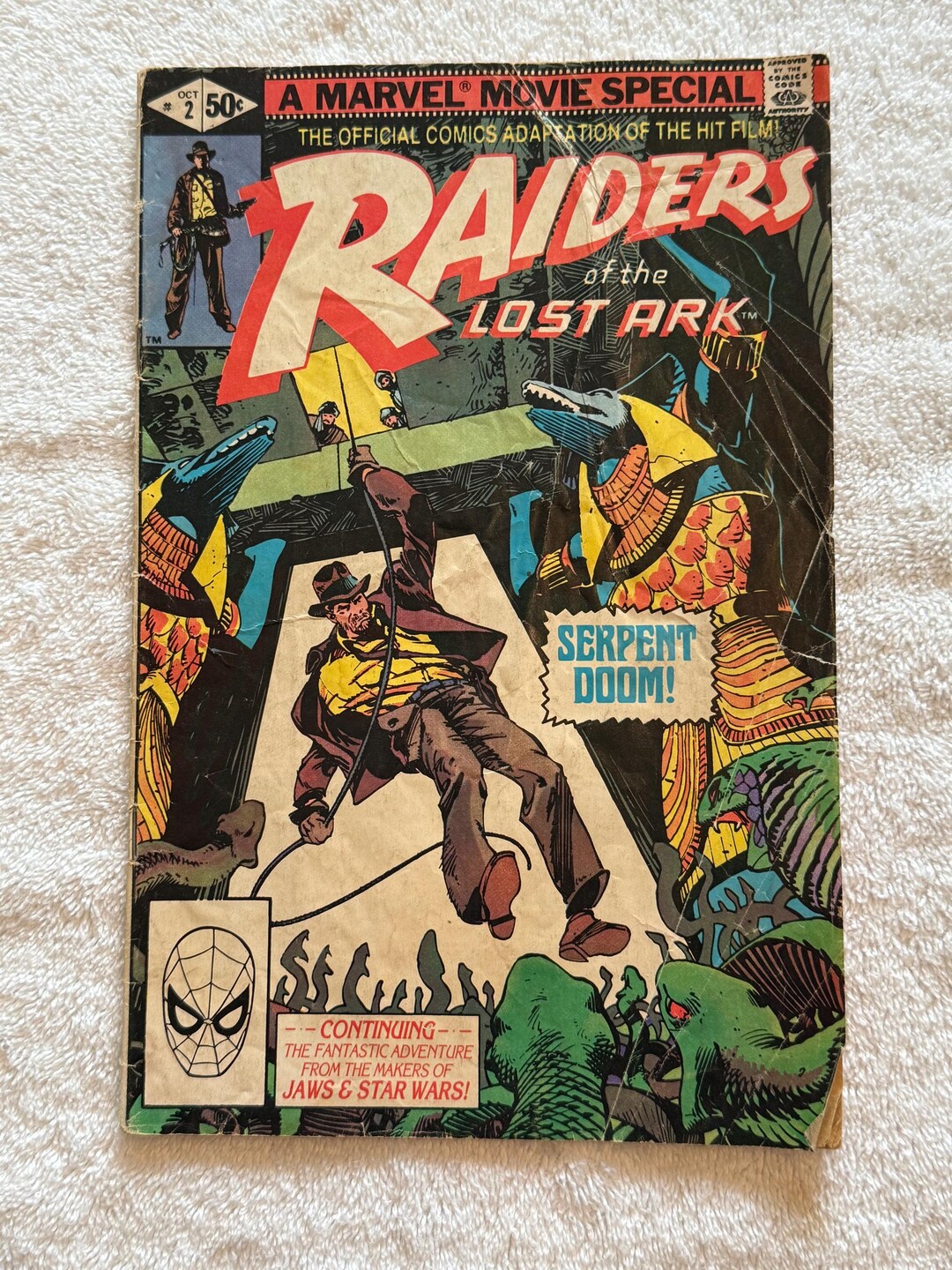 Raiders of the Lost Ark Marvel Comic Book #2 1981 - Etsy
