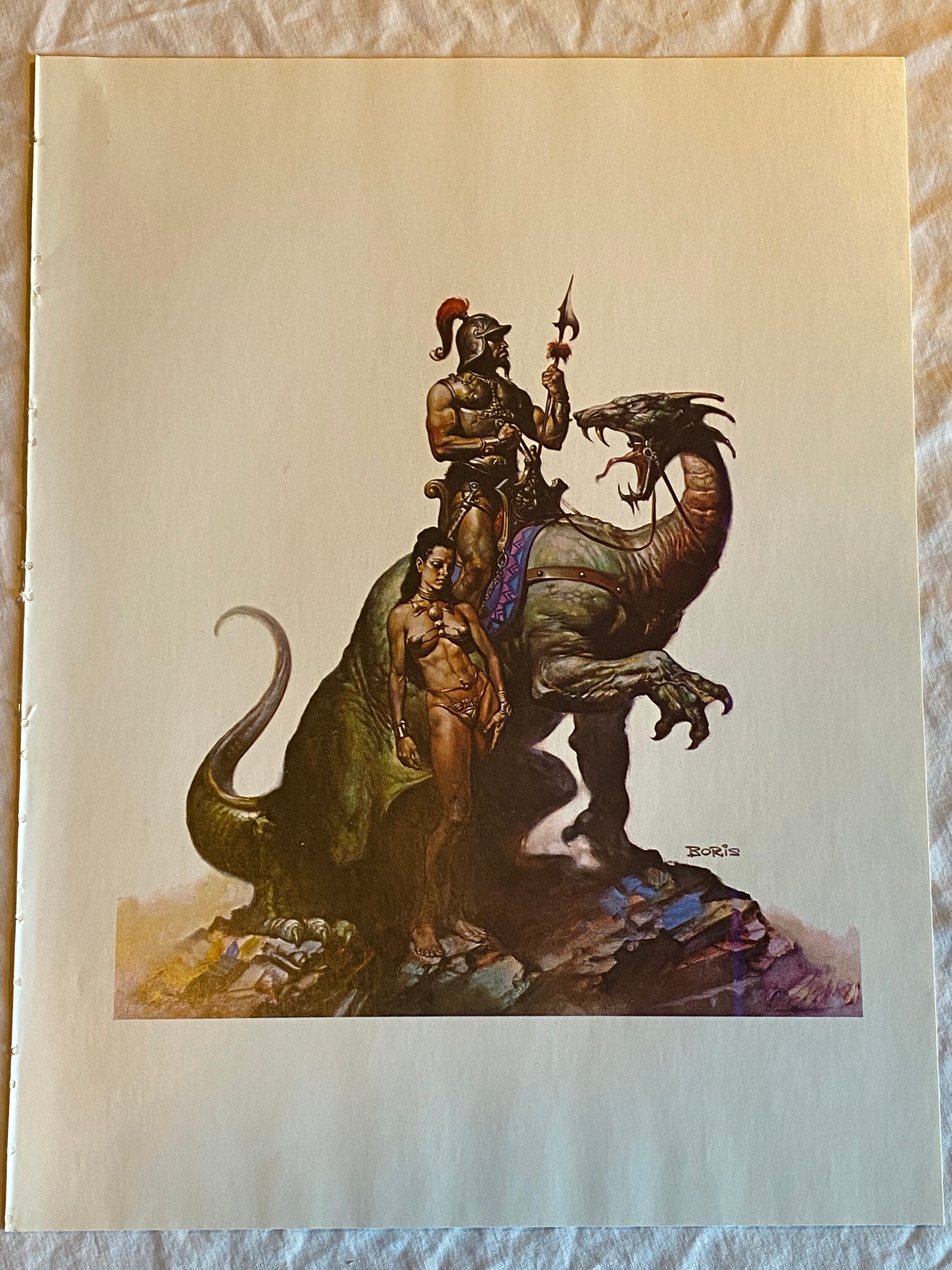 Boris Vallejo Print The Nomads of Gor 1976 | Etsy