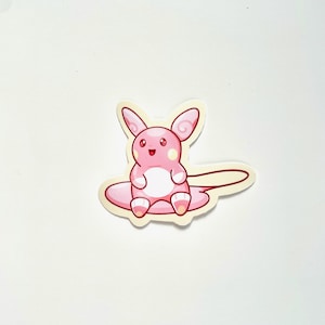 Ultra Glossy Pink Alolan Raichu Sticker - Etsy